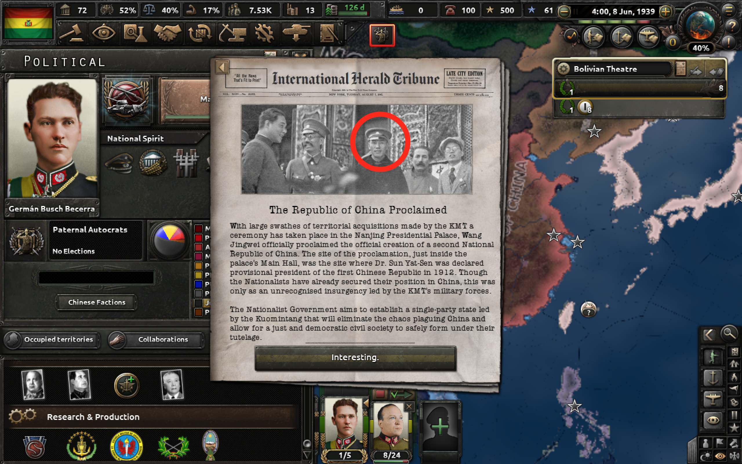 CHI - Chiang Kai Shek in "RoC Proclaimed" news event · Issue #8306 · Kaiserreich/Kaiserreich-4 ...