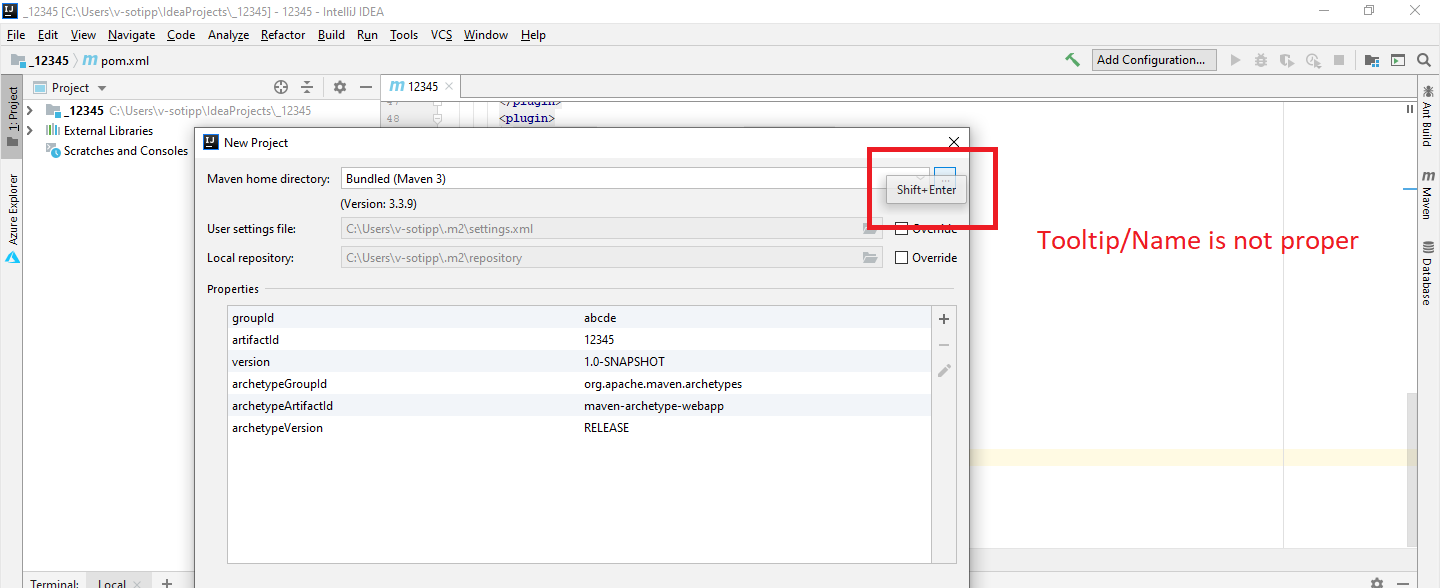 [Accessibility]A11y_Java Tooling for IntelliJEclipse_Customize New Project: The tooltip for ...