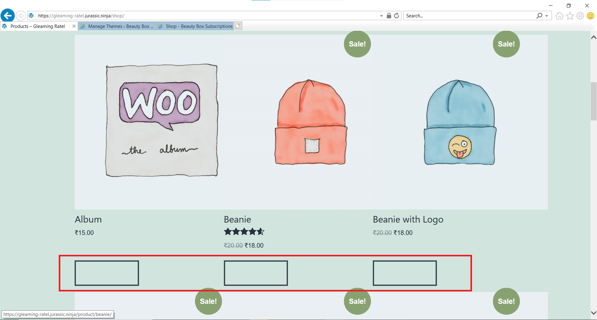 [GlobalStep - WooCommerce 4.9 RC 2][IE 11] For Twenty Twenty One theme, "Add to Cart" button ...