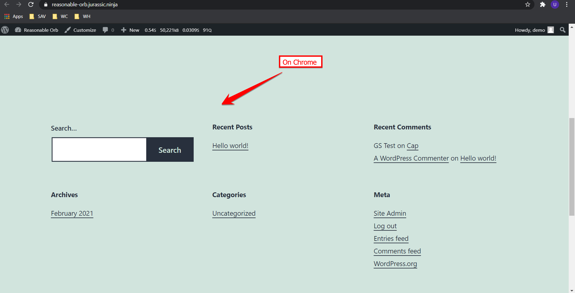 [GlobalStep] [IE 11] For "Twenty Twenty One" theme, Footer section appears misaligned · Issue ...