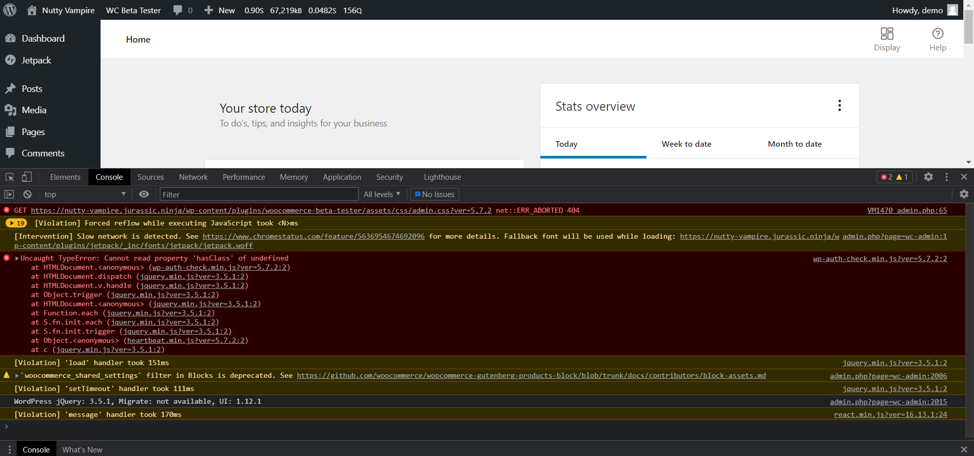 [GlobalStep] "Uncaught Type: Cannot read property" error is displayed on browser console while ...