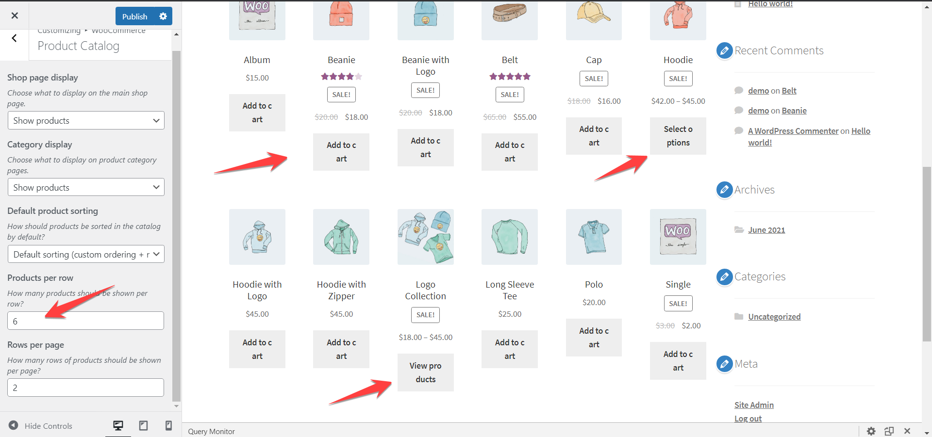 [GlobalStep] "Add to cart" button text appears misaligned if products per row is set to "6" for ...