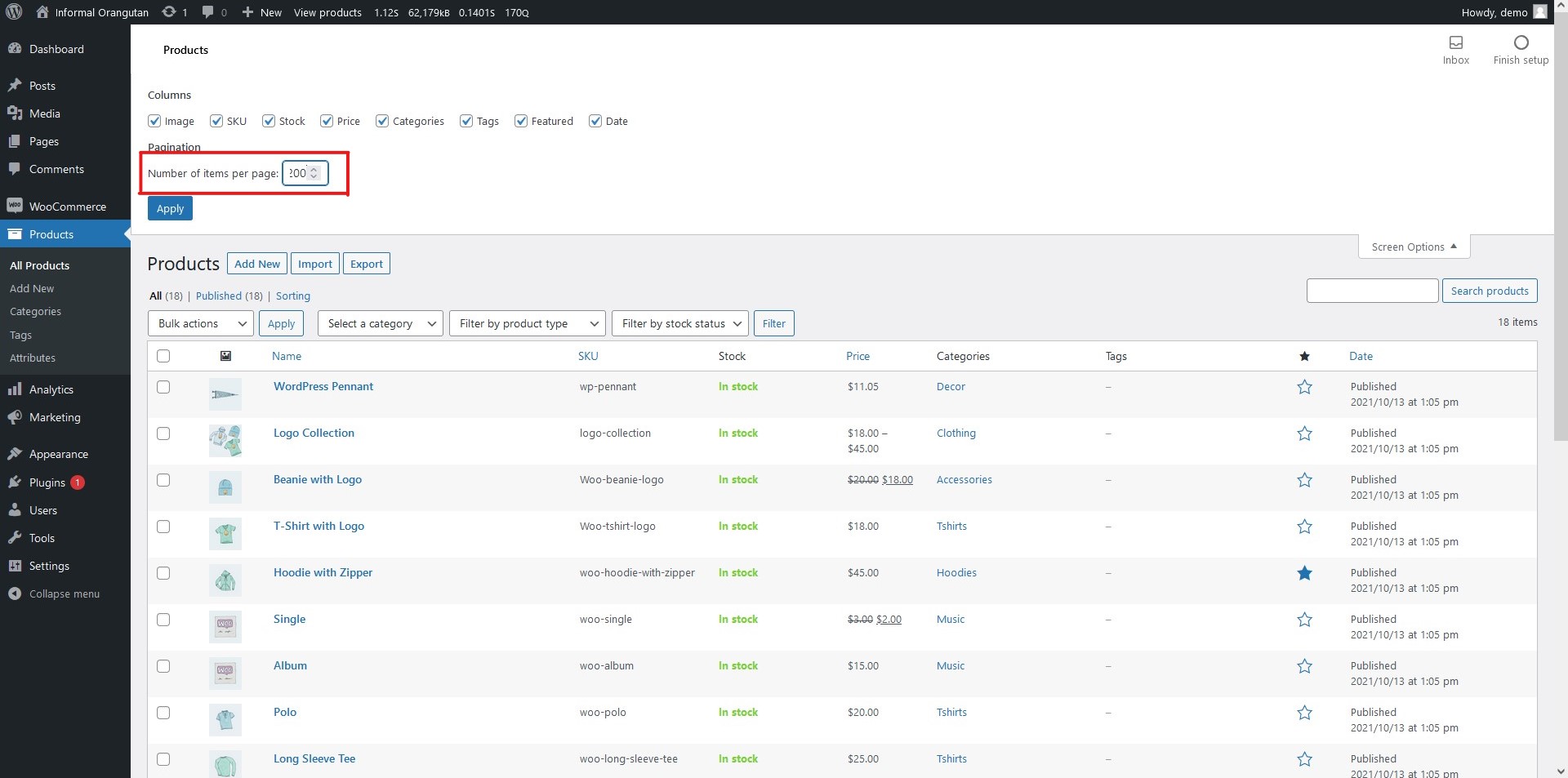 [GlobalStep - 5.8.0 ] [Firefox] "Number of items per page" dropdown appears truncated when user ...