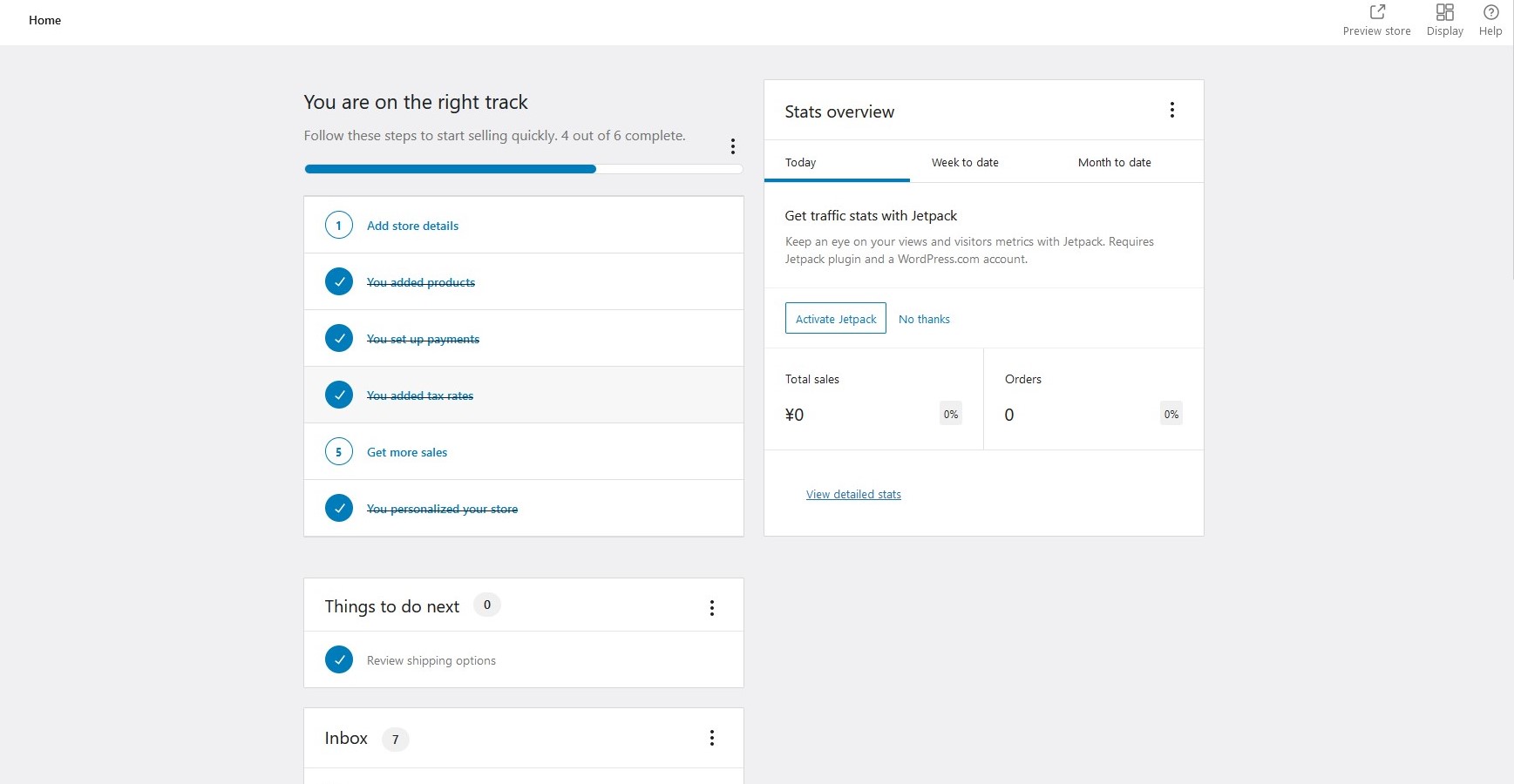 [COT] [GlobalStep] "Add store details" task fails to mark as completed for selecting Japan based ...