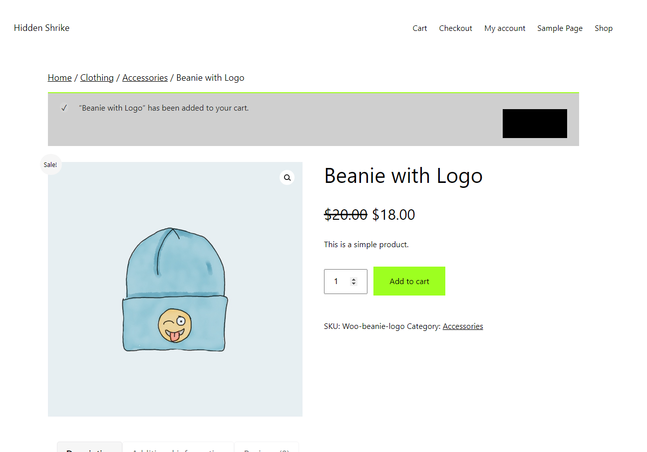 [GlobalStep] [WP6.1 TT3] Unable to view "View cart" button text after hovering on "Product" page ...