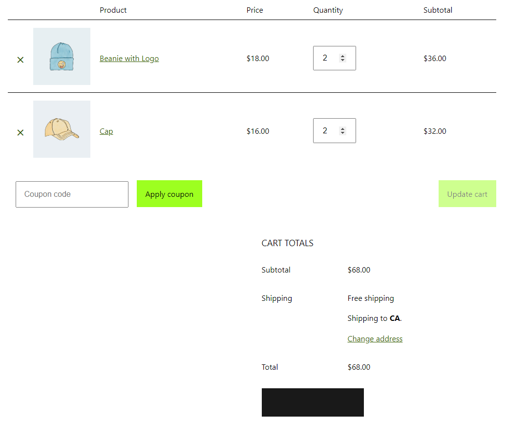 [GlobalStep] [WP6.1 TT3] Unable to view "View cart" button text after hovering on "Product" page ...
