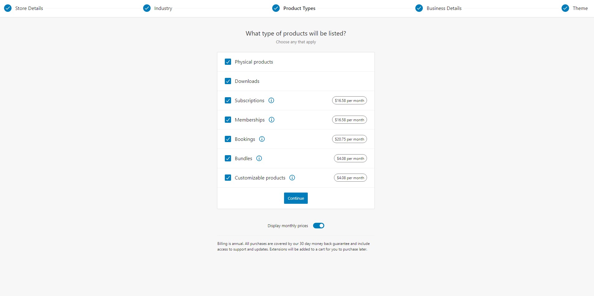 [GlobalStep] Text overlaps with Modal screen Header for "Add (Paid Product Type) to my store ...