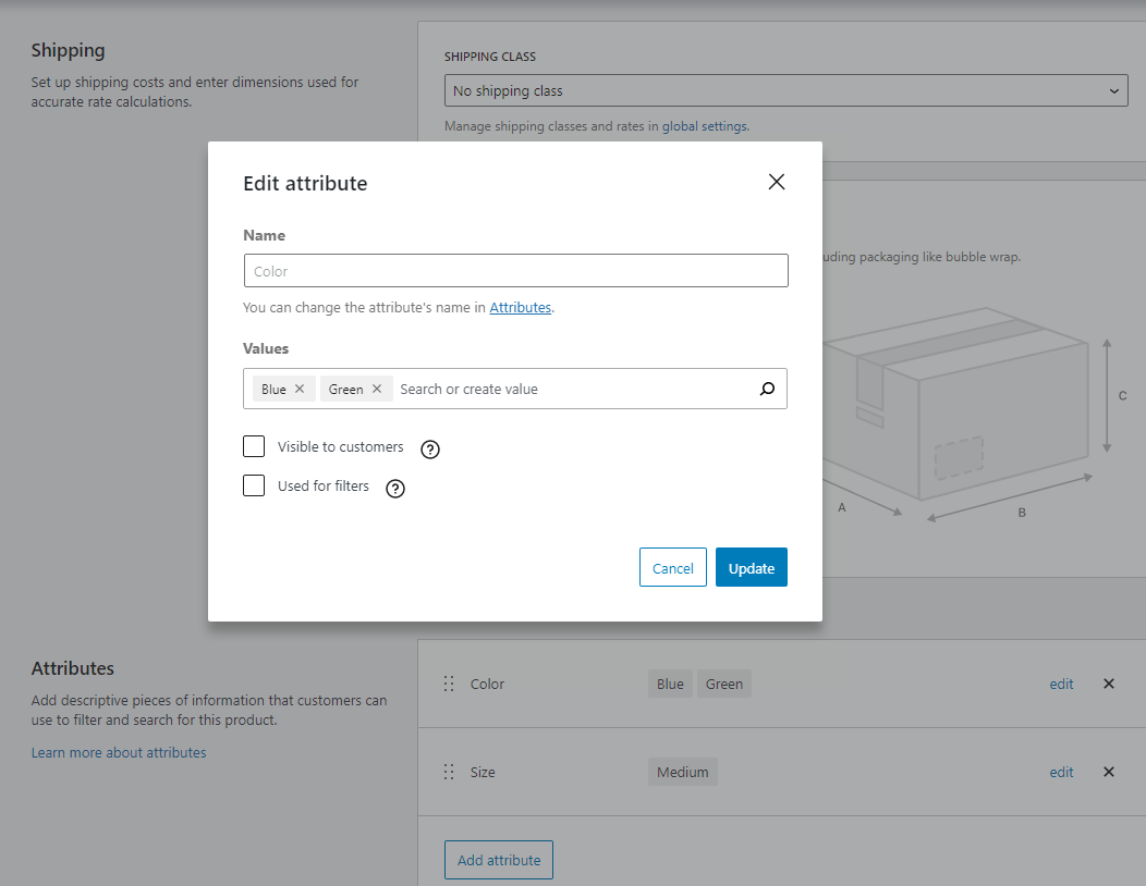 [globalstep] Unable To Delete The Attributes Name Under Edit Attribute Modal On Products