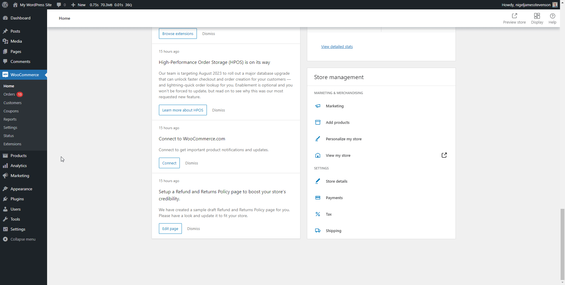 [GlobalStep] Blank screen displayed after initiating "WooCommerce.com Connection" on ...