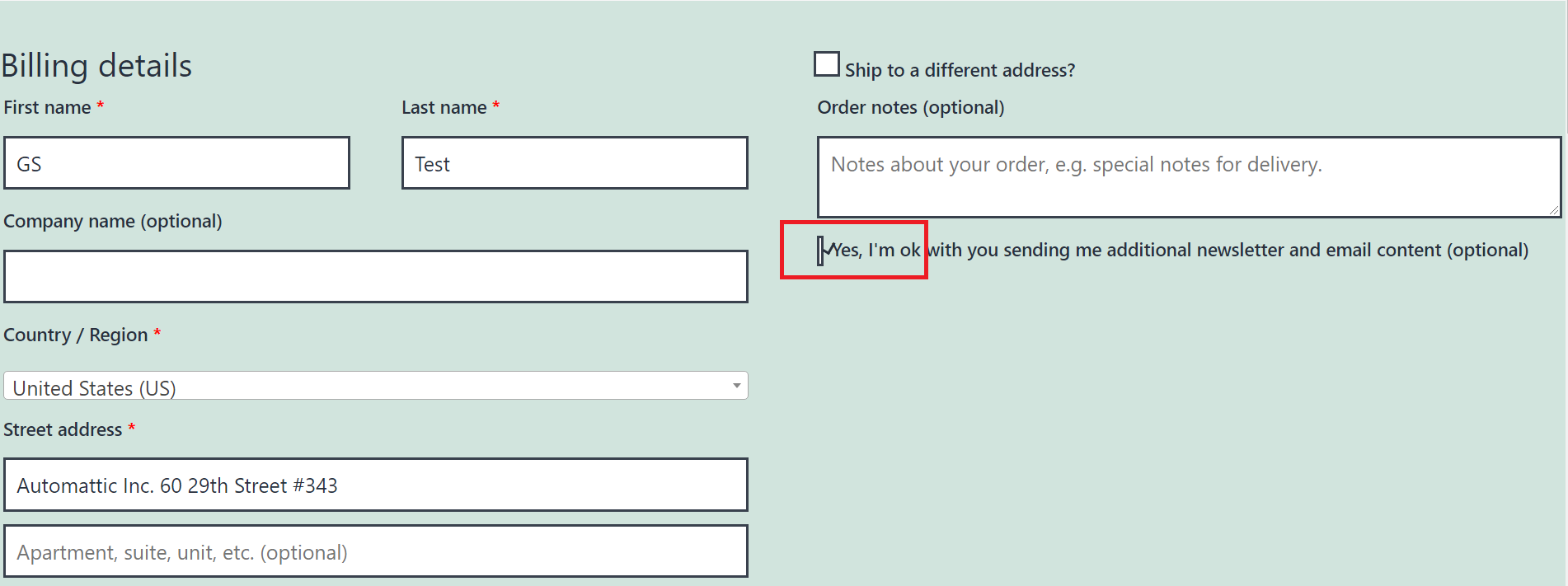 [GlobalStep - WooCommerce 4.8 Beta 1] For "Twenty Twenty One" theme, checkbox appears truncated ...