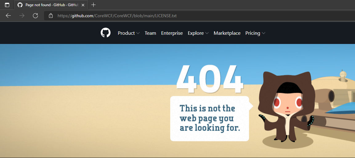 Readme Link To License File Is Broken · Issue 597 · Corewcf Corewcf · Github