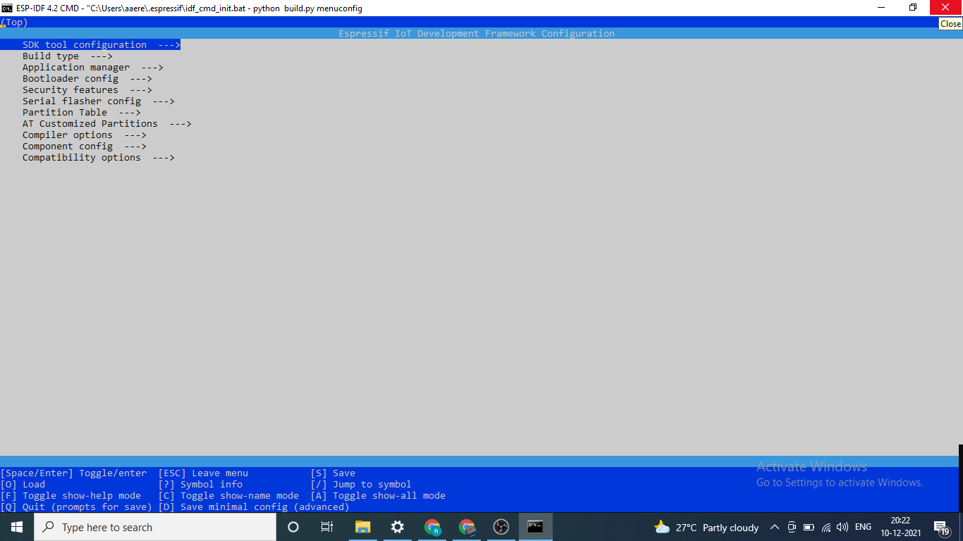 Cmake Error When Doing Idf Py Set Target Esp32 Idfgh 6384 · Issue 8043 · Espressif Esp Idf