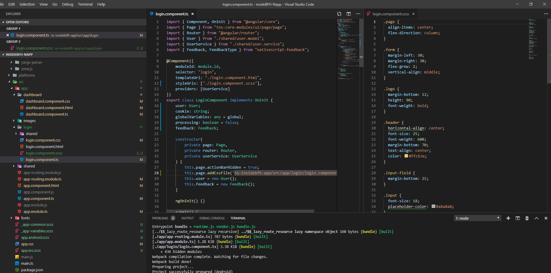Scss Not Working · Issue 107 · Nativescriptnativescript Dev Sass · Github 9062