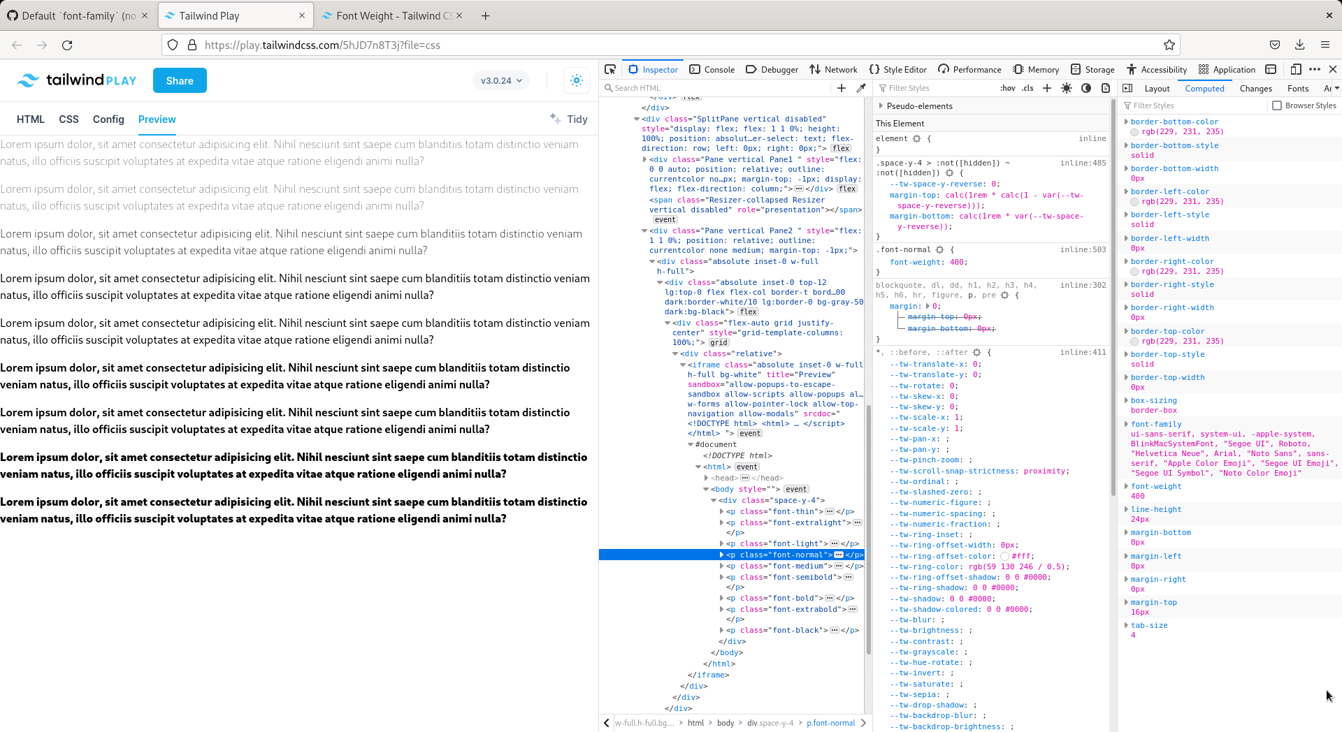 Default `font-family` (no custom fonts) on linux (Ubuntu/Kubuntu) does not render properly font ...