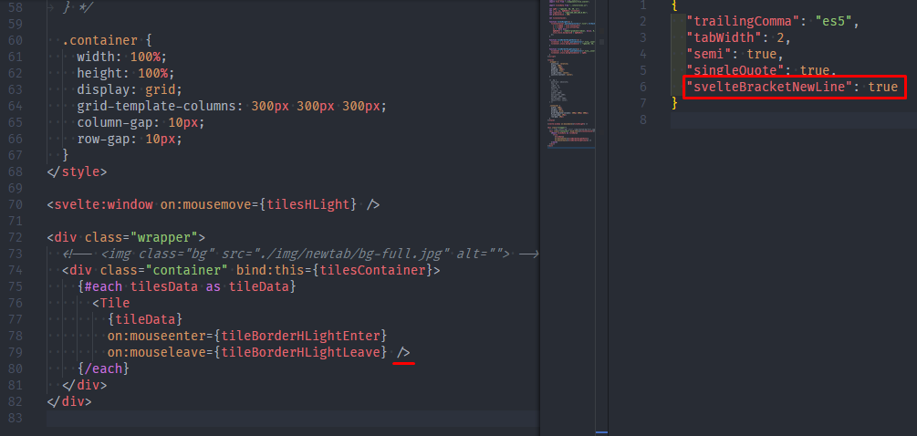 options for formatting HTML · Issue #66 · sveltejs/prettier-plugin-svelte · GitHub