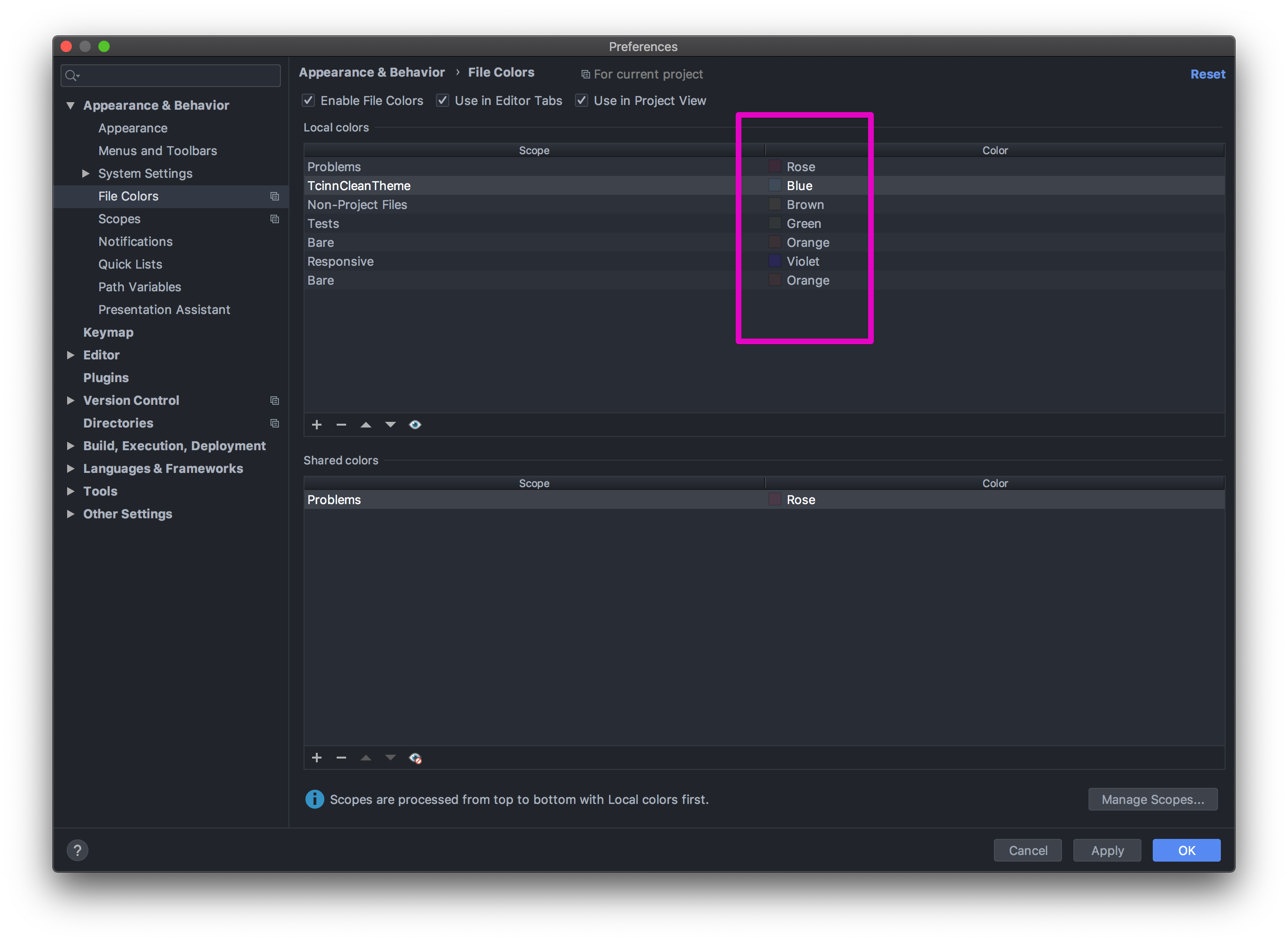 Optimization of file colors · Issue #55 · one-dark/jetbrains-one-dark-theme · GitHub