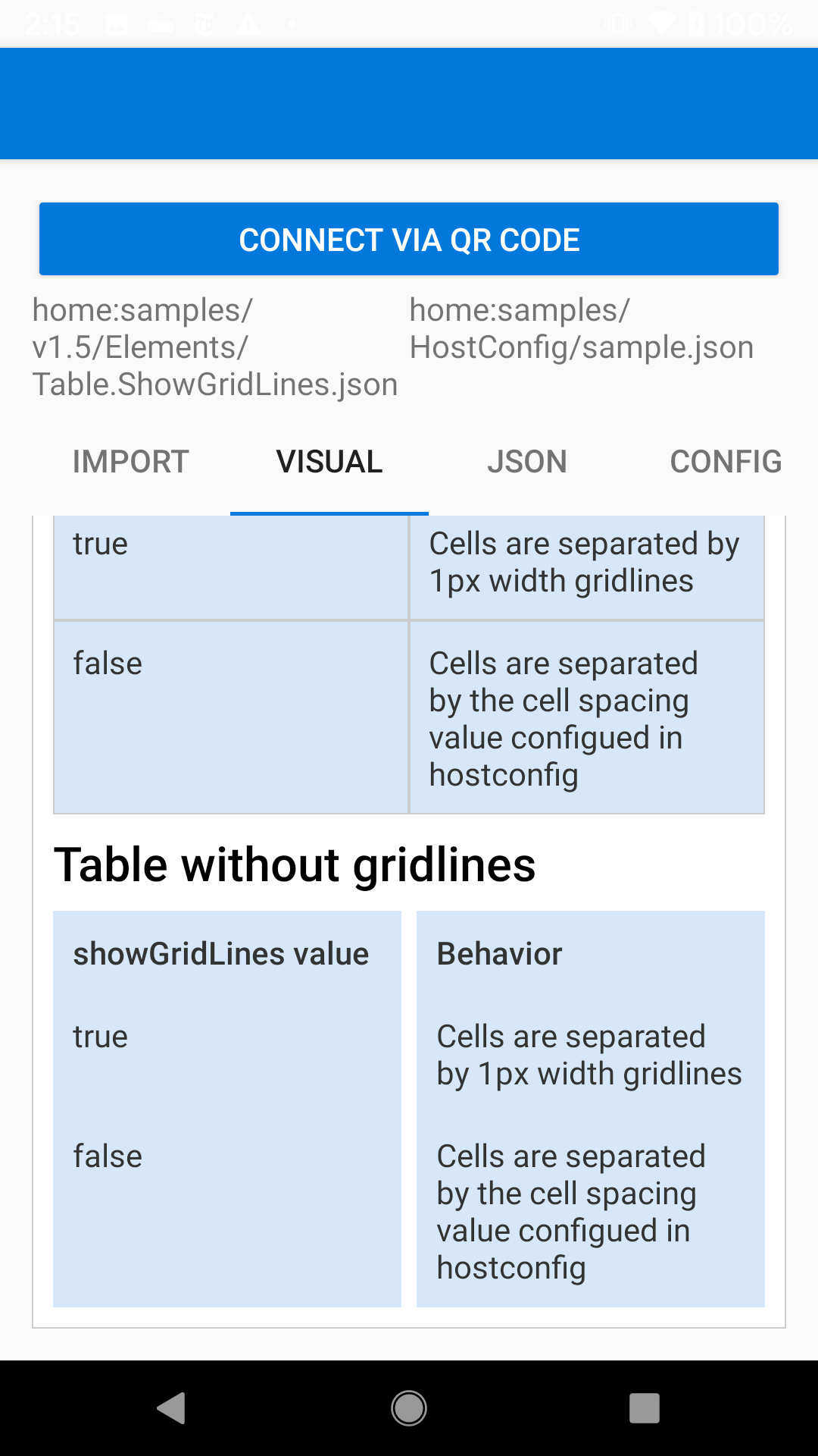 [BugBash][Android]grid style + grid line false combination doesn't show separation between rows ...
