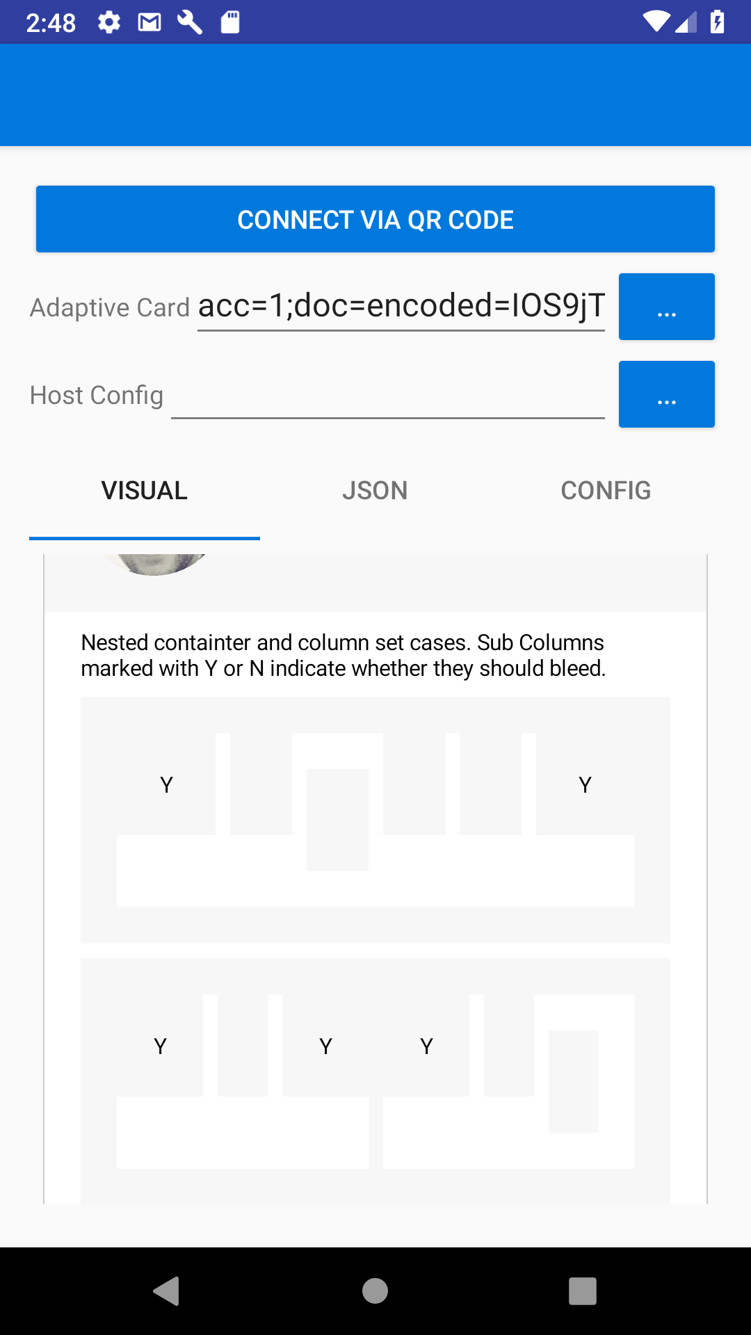 [Android][BugBash] Bleed Issue · Issue #2944 · microsoft/AdaptiveCards · GitHub