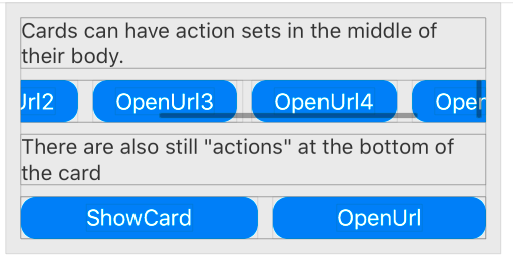 [iOS][Card-Height-Rendering] [Card heights changes based on number of actions in ActionsSet ...