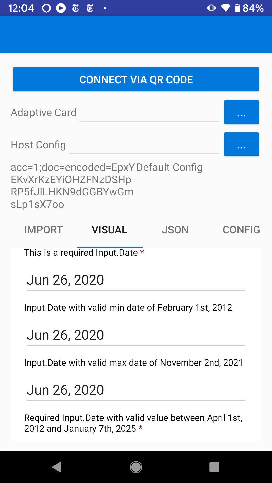[Android/JS][Inconsistency] [Default Behavior of Date Showing When Date field Is Empty] · Issue ...