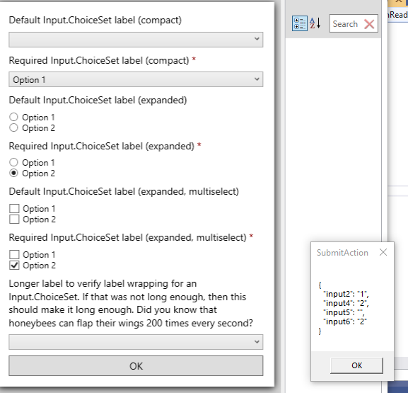 [WPF][Input Evolution] [Choice Set Compact's Input is not collected] · Issue #4429 · microsoft ...