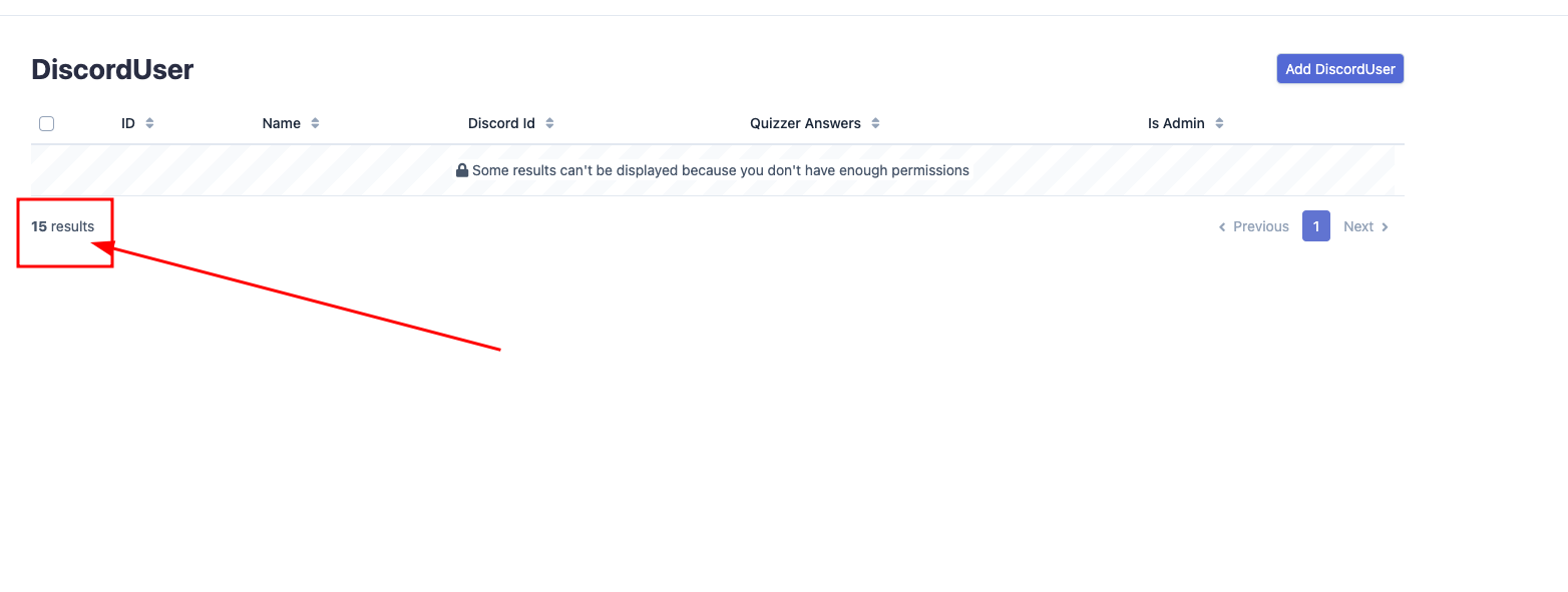 When I don't have any permissions to view content, it still shows me how many records there are ...