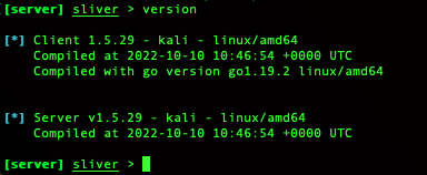 Sliver rpc error: code = Unknown desc = exit status 1 · Issue #949 · BishopFox/sliver · GitHub
