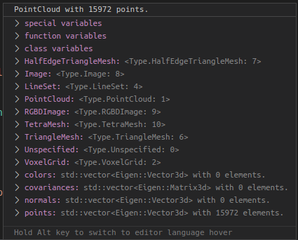 Sample code gives different visualization result · Issue #1794 · isl-org/Open3D · GitHub