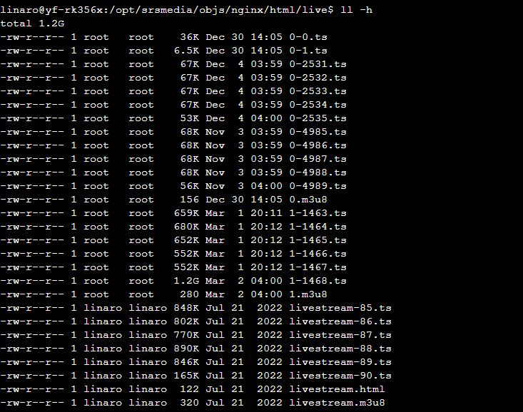 The .ts file generated during srs streaming is too large, exceeding 1GB. How should I handle it ...