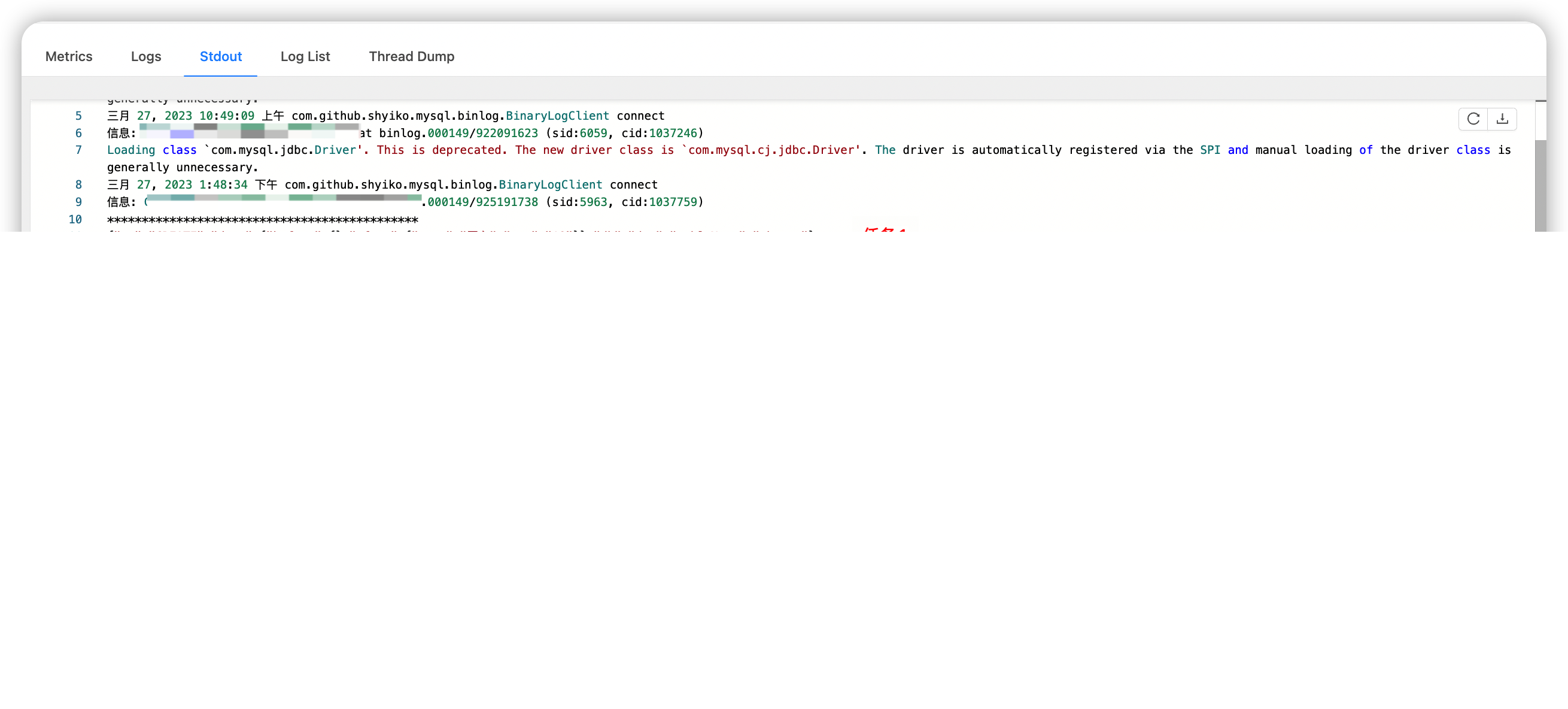 请问如何按job获取单独的log和stdout? · Issue 2072 · Apacheflink Cdc · Github 2939