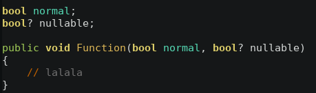 csharp-mode does not correctly fontify nullable variables. · Issue #176 · emacs-csharp/csharp ...