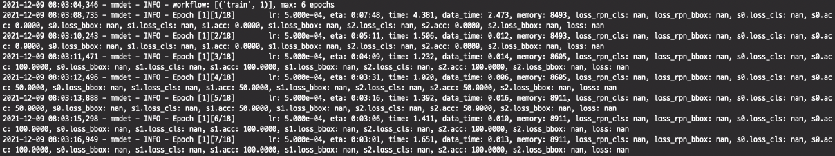 Why network occurred NaN loss value from my custom dataset? (DetectoRS) · Issue #6740 · open ...