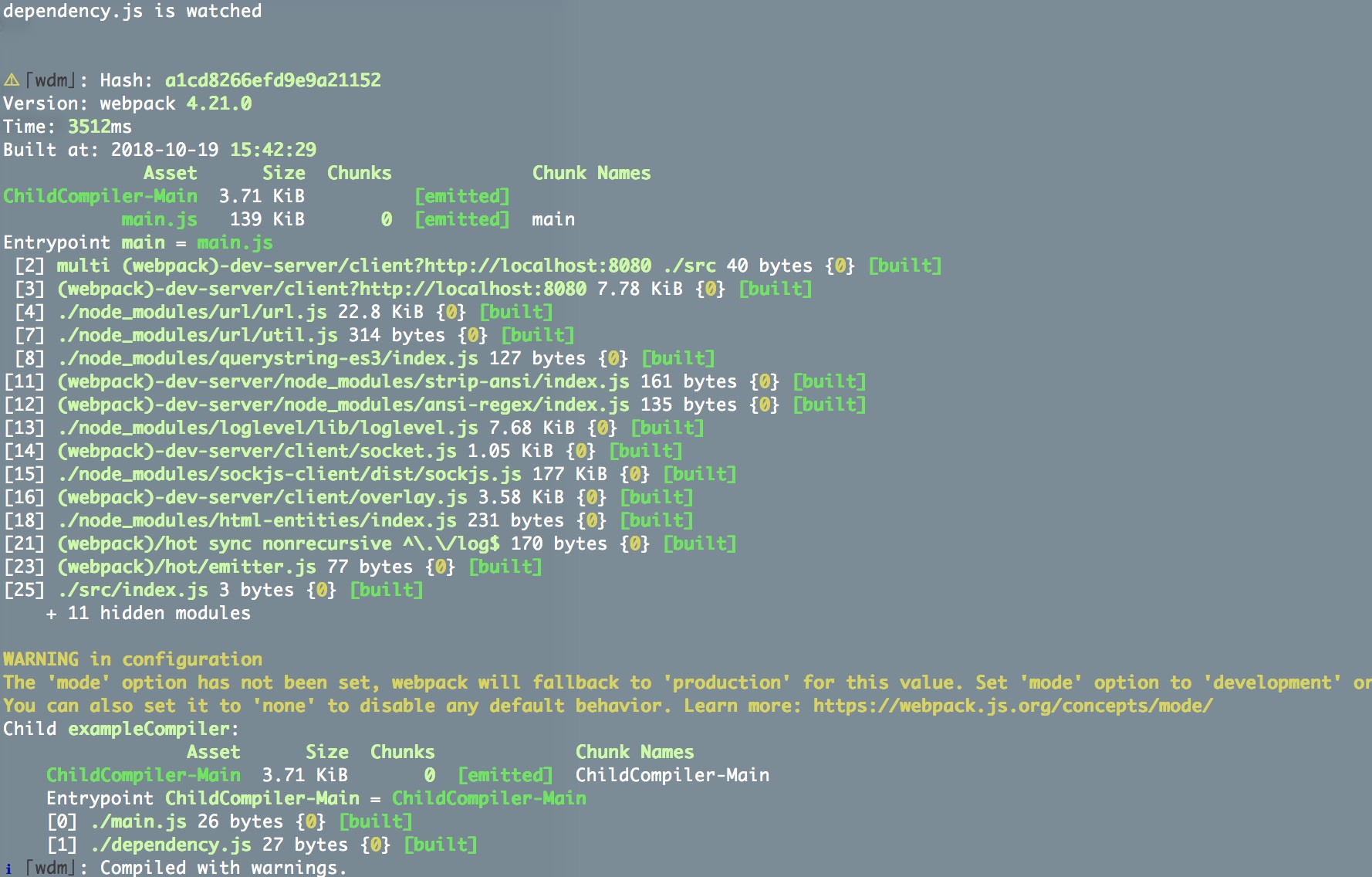 Webpack Child Compiler does not track dependencies for the first child compilation · Issue #8245 ...