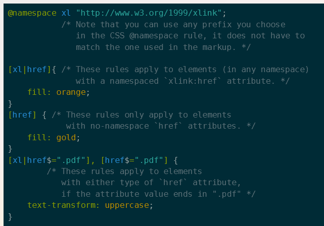 Lack Of Mention Of Namespaced Attributes In En Usdocswebcss