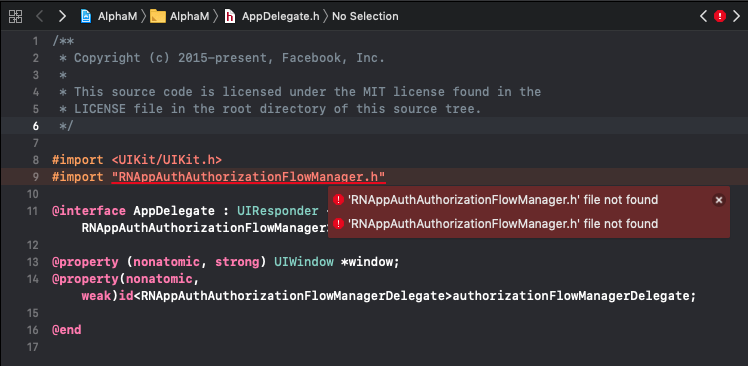 RNAppAuth.m: 'AppAuth/AppAuth.h' file not found · Issue #134 · FormidableLabs/react-native-app ...