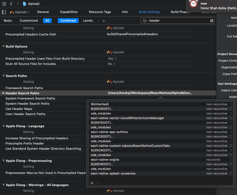 RNAppAuth.m: 'AppAuth/AppAuth.h' file not found · Issue #134 · FormidableLabs/react-native-app ...