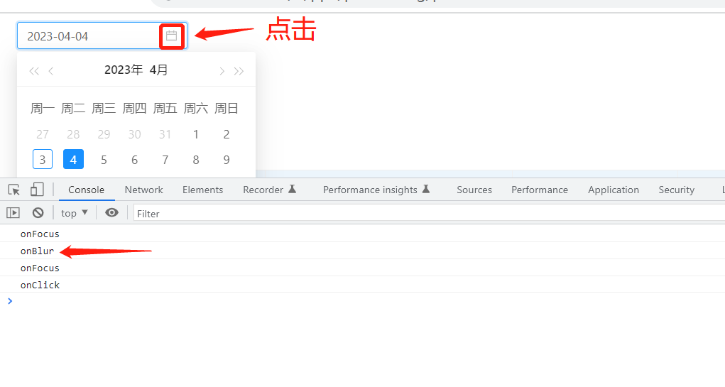 Datepicker点击input框中的日历小图标会触发onblur事件 · Issue 41608 · Ant Designant Design · Github