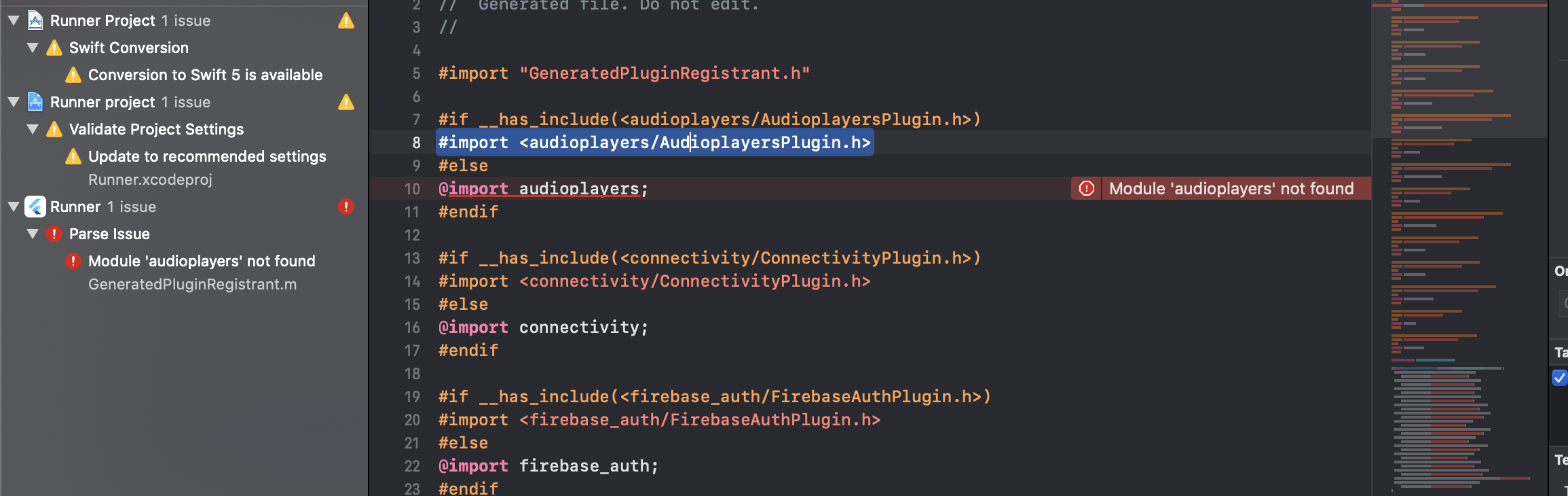 [IOS][release] Module 'audioplayers' not found · Issue #308 · bluefireteam/audioplayers · GitHub