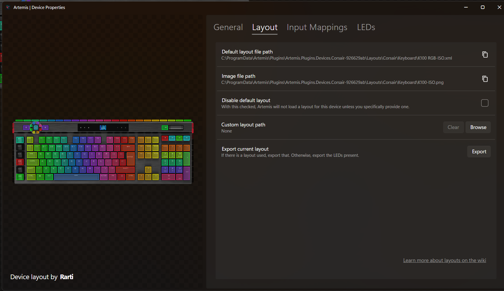 Corsair K100 RGB-ISO support · Issue #816 · Artemis-RGB/Artemis · GitHub