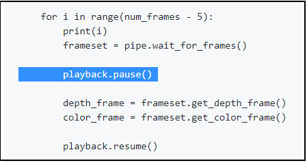 distance_to_object.ipynb code reads different frames while running ...