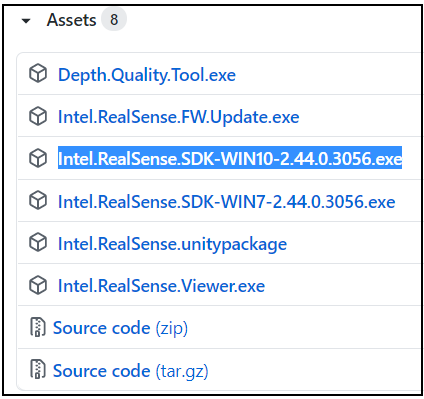 unity - ExternalException - rs2_get_option_range and option:Inter Cam ...