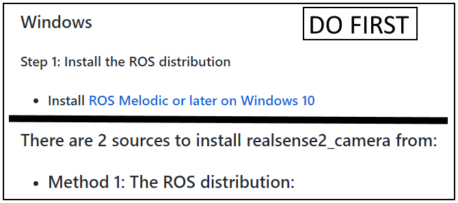 unable to install realsenseSDK on windows-ROS · Issue #1997 · IntelRealSense/realsense-ros · GitHub