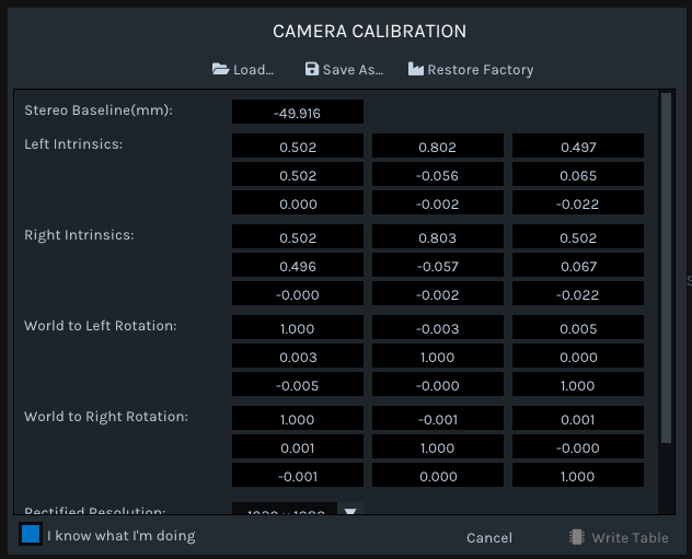 Cant write calibration parameters using depth_auto_calibration.py as an example · Issue #10115 ...