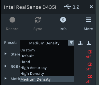 pyRealSense: Load JSON preset and record to file · Issue #10184 ...