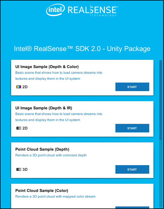 unity - ExternalException - rs2_get_option_range and option:Inter Cam ...