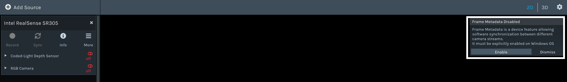 SR300 Depth stream "no frames received" · Issue #11079 · IntelRealSense/librealsense · GitHub