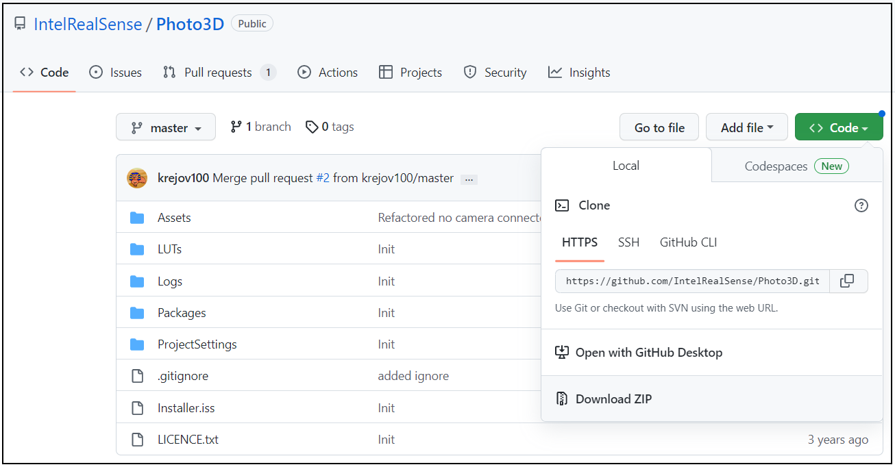 Does Photo3D not recognize D455？ · Issue #11227 · IntelRealSense/librealsense · GitHub