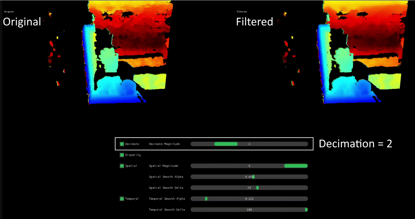Python Decimation Filter with Aligning Frames · Issue #2356 · IntelRealSense/librealsense · GitHub