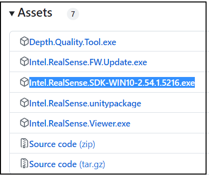 Intel® RealSense™ SDK 2.0 (v2.54.1) · IntelRealSense librealsense ...