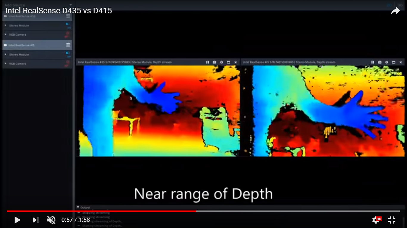 Edge of the depth stream does not have any data, huge black border in ...